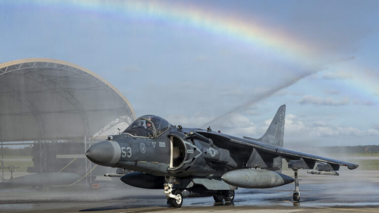Marine Corps’ Harrier completes final flight following SOUTHCOM ...
